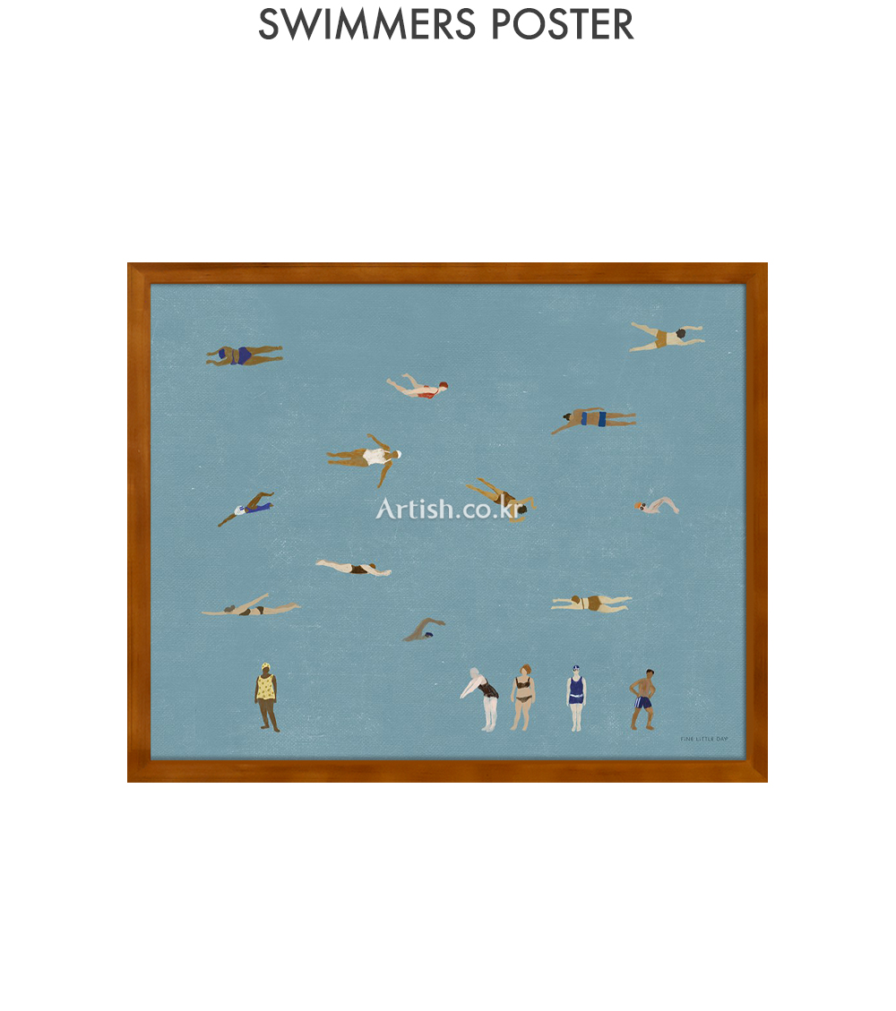 [액자포함] SWIMMERS POSTER - 아티쉬